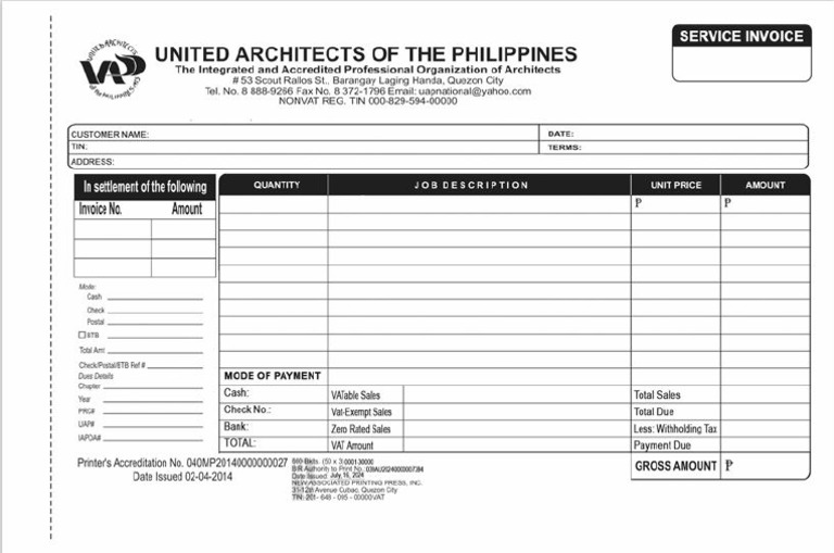 Iapoa Receipt 2024 - 2025 | PDF