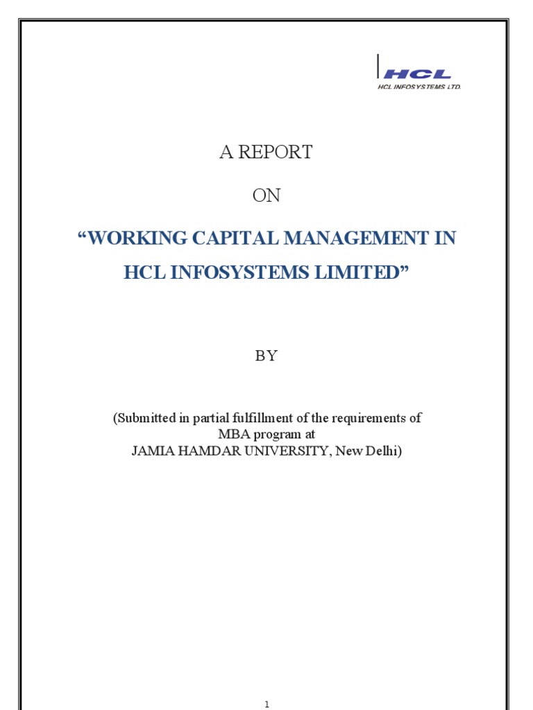 HCL Project | PDF