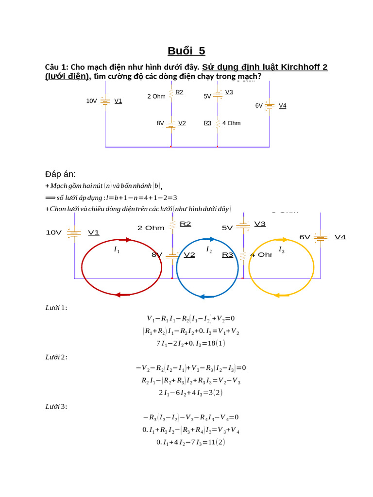 Dap An BTCC buoi 5 | PDF