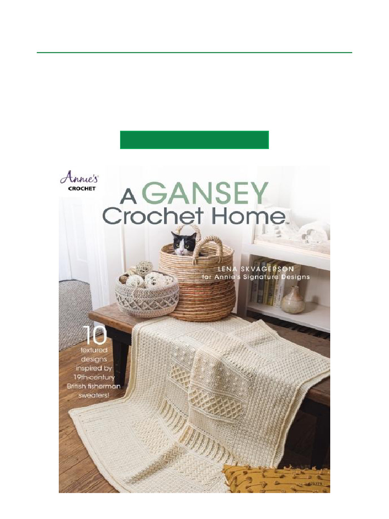 Gansey Crochet Patterns for Home | PDF
