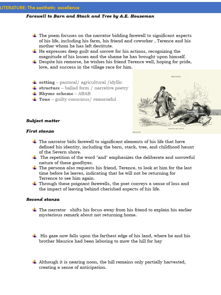 Farewell To Barn and Stack and Tree | PDF | Poetry