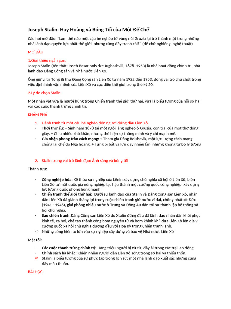 Joseph Stalin | PDF
