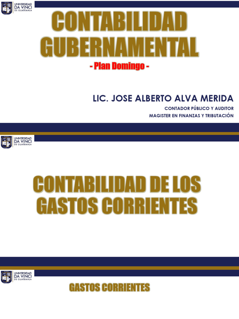 Contabilidad de Gastos Corrientes Públicos | PDF | Salario | Contabilidad