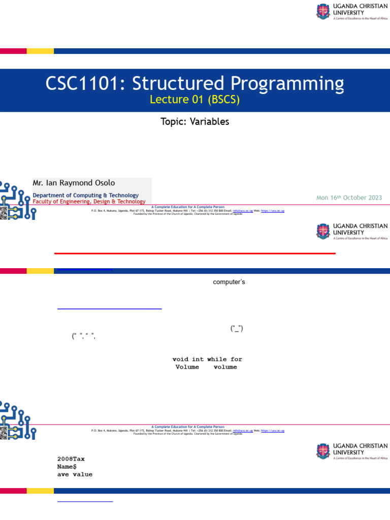 Unit 3 Variables Advent2023-ComputingTechnology_5c019d6afa3945f5ad71339a83fdfd3d | PDF | Integer ...