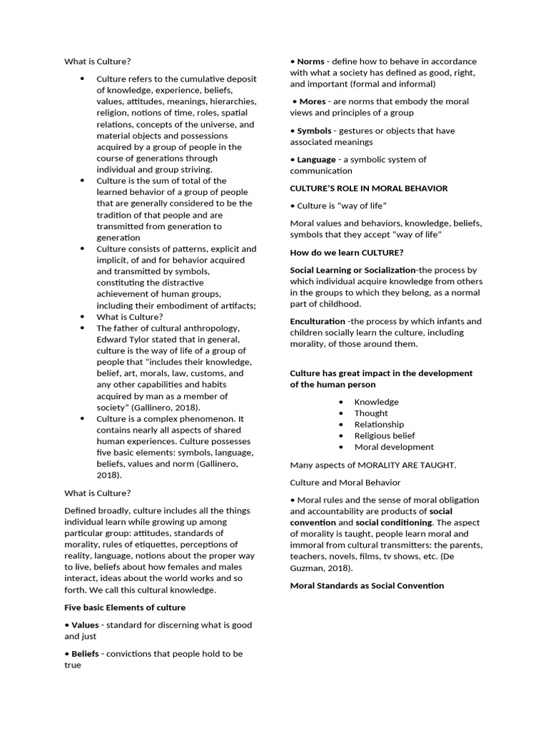 Ethics Lesson 2 Reviewer | PDF | Morality | Behavioural Sciences