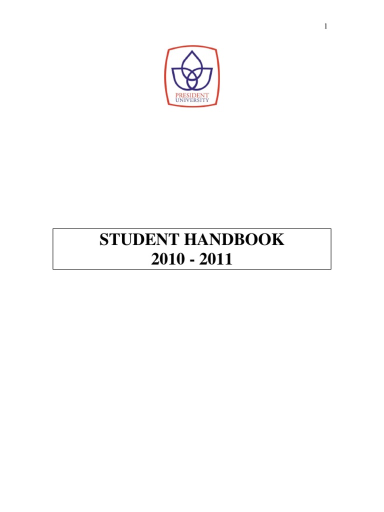 Student Handbook 2010 2011 | PDF | Course Credit | Thesis