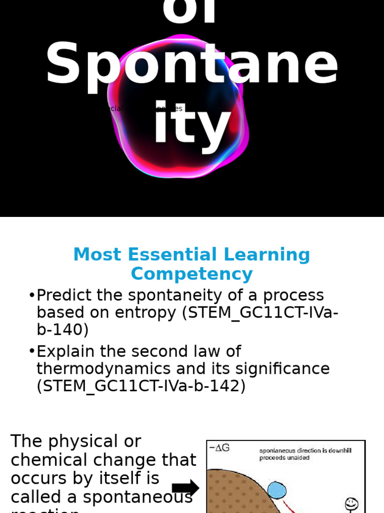 A Matter of Spontaneity | PDF | Gibbs Free Energy | Entropy