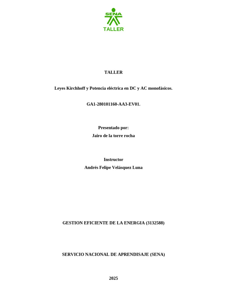 Leyes de Kirchhoff y Potencia en Circuitos AC/DC | PDF | Impedancia ...