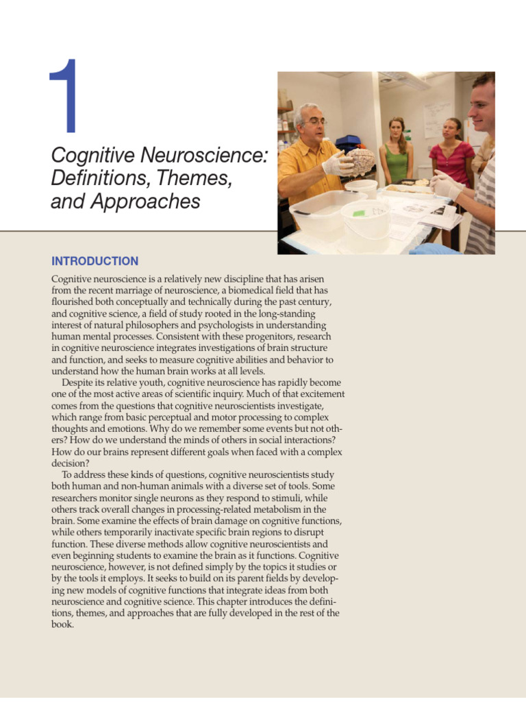 Purves et al 2013 Capítulo 1 NC cog INGLES | PDF | Neuron | Behaviorism