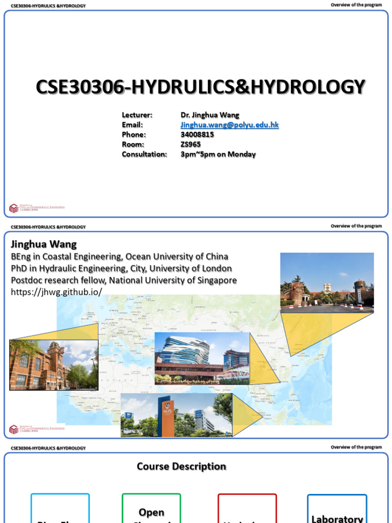 CSE30306: Hydraulics & Hydrology Overview | PDF | Reynolds Number ...