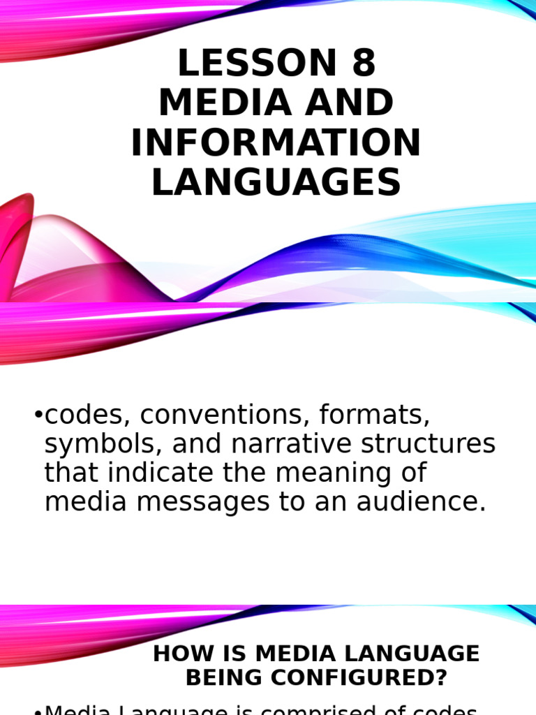 Understanding Media Language and Genres | PDF