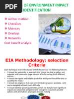 Impact Identification Methods in EIA | PDF | Environmental Impact ...