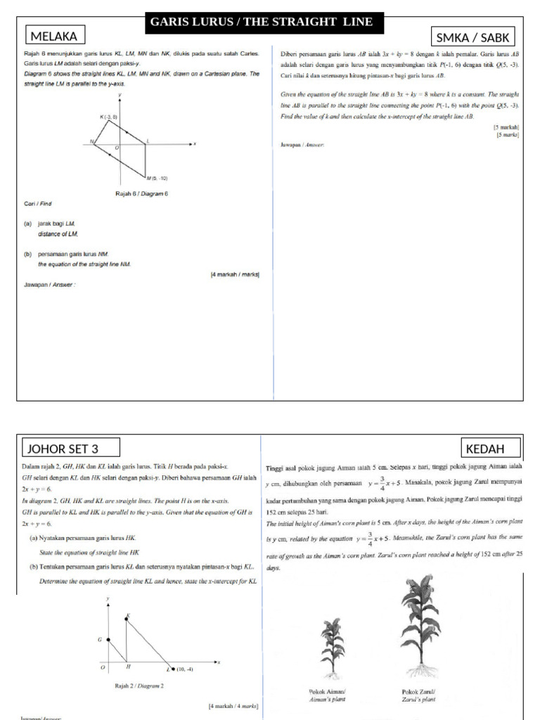 Trial Garis Lurus | PDF