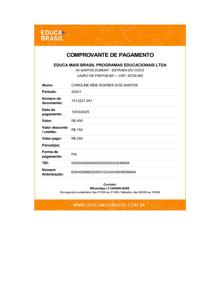Comprovante 2 | PDF