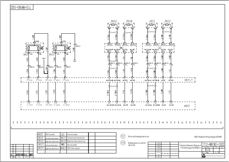 EBS Wiring Diagram for Rear Axle Module | PDF | Commercial Vehicles ...