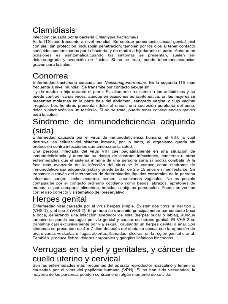 Clamidiasis | PDF | Infección transmitida sexualmente | VIH / SIDA
