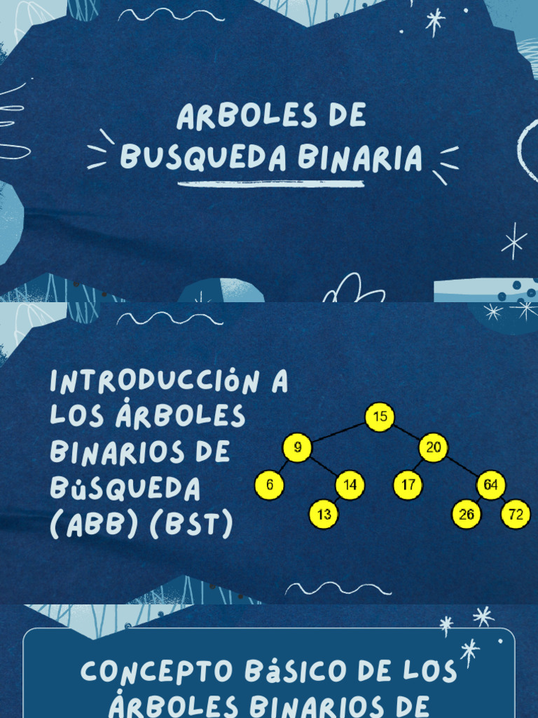 Arboles de Busqueda Binaria | PDF | Algoritmos y Estructuras de Datos
