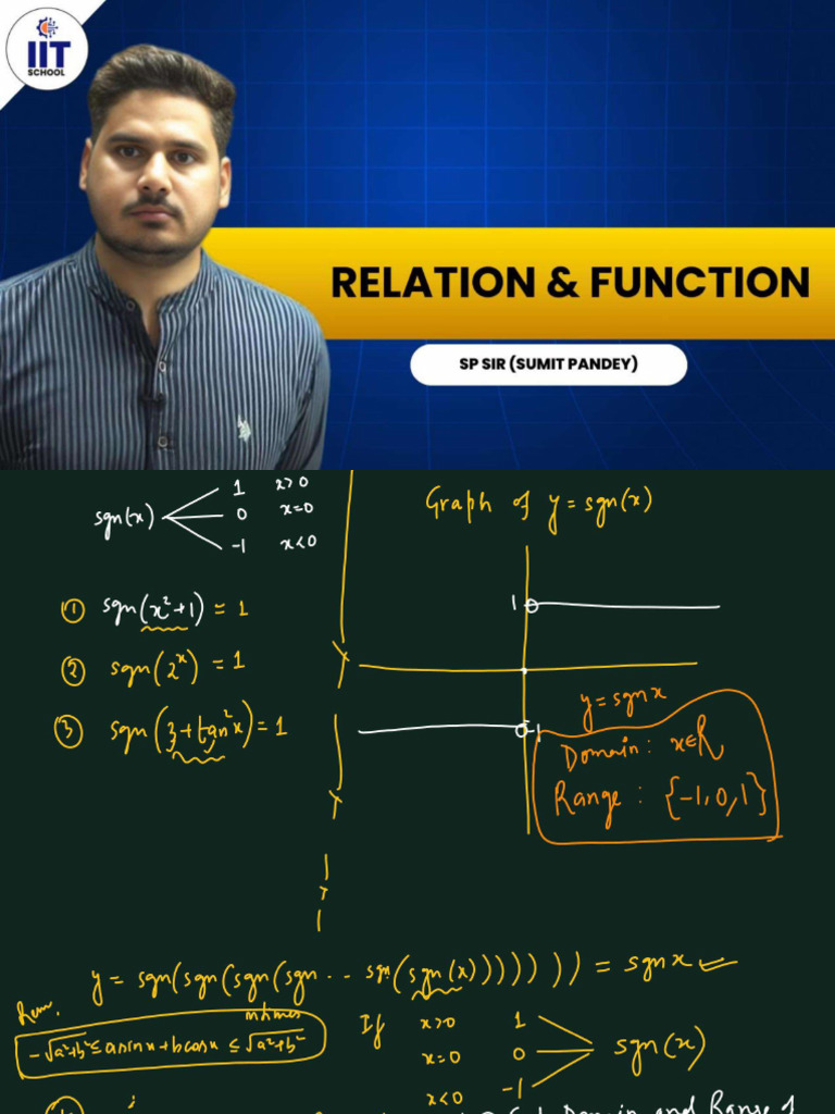 Relation And Function L 06 Class Notes Domain Pdf 6005