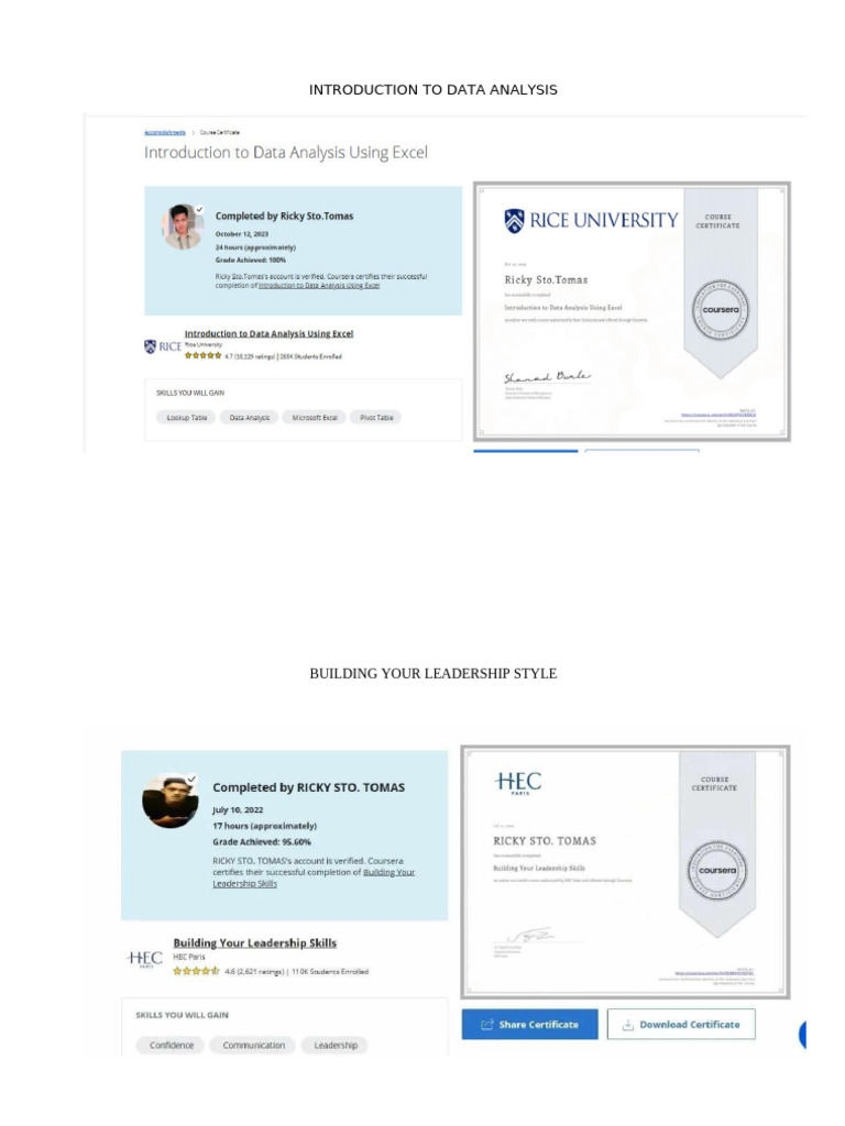 Introduction To Data Analysis | PDF