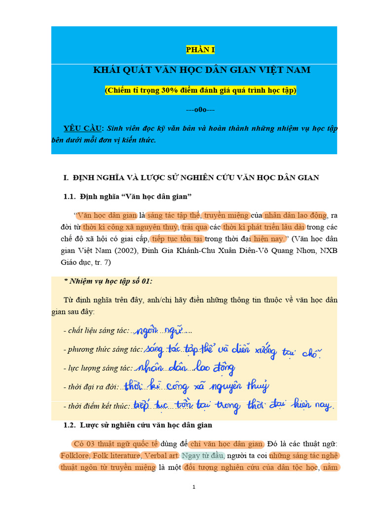 Khái Quát VHDG VN | PDF