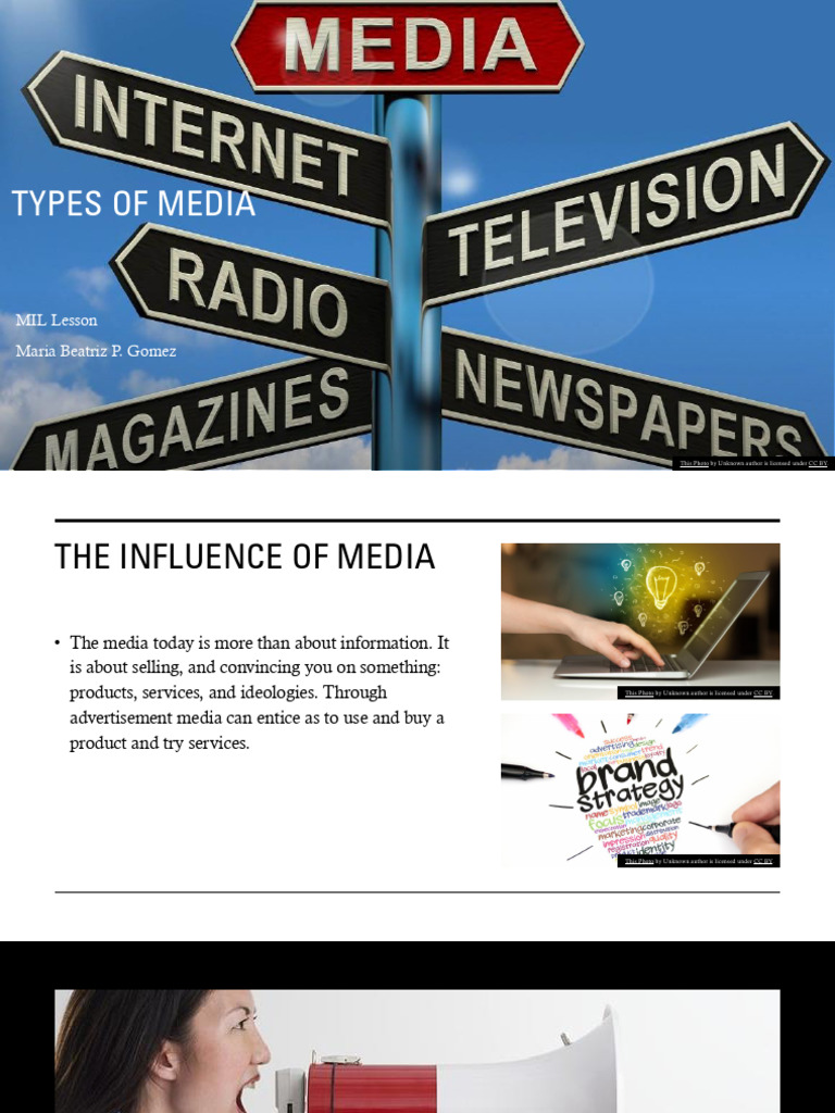 MIL-Lesson4-Types-of-Media | PDF | Mass Media | Media (Communication)