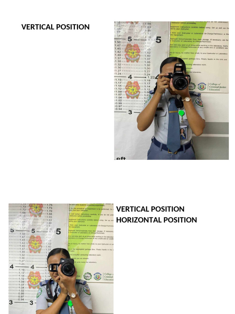 Different Proper Positions in Holding A Cemra | PDF