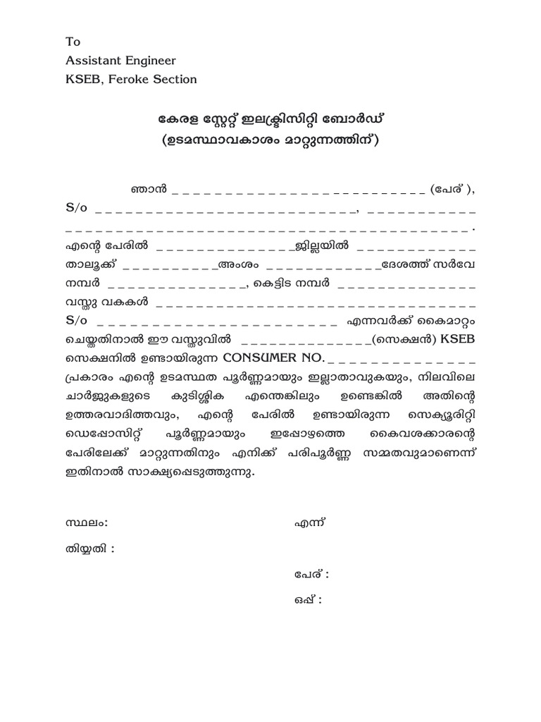 Kseb Ownership Changing | PDF