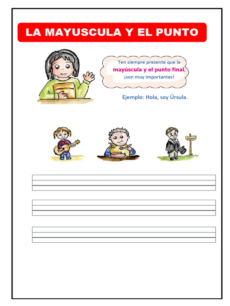 La Mayúscula y El Punto | PDF