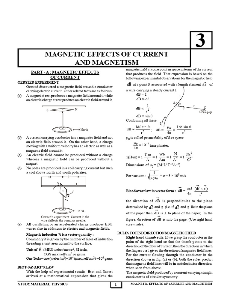 Mcm and m | PDF | Magnetic Field | Magnetism