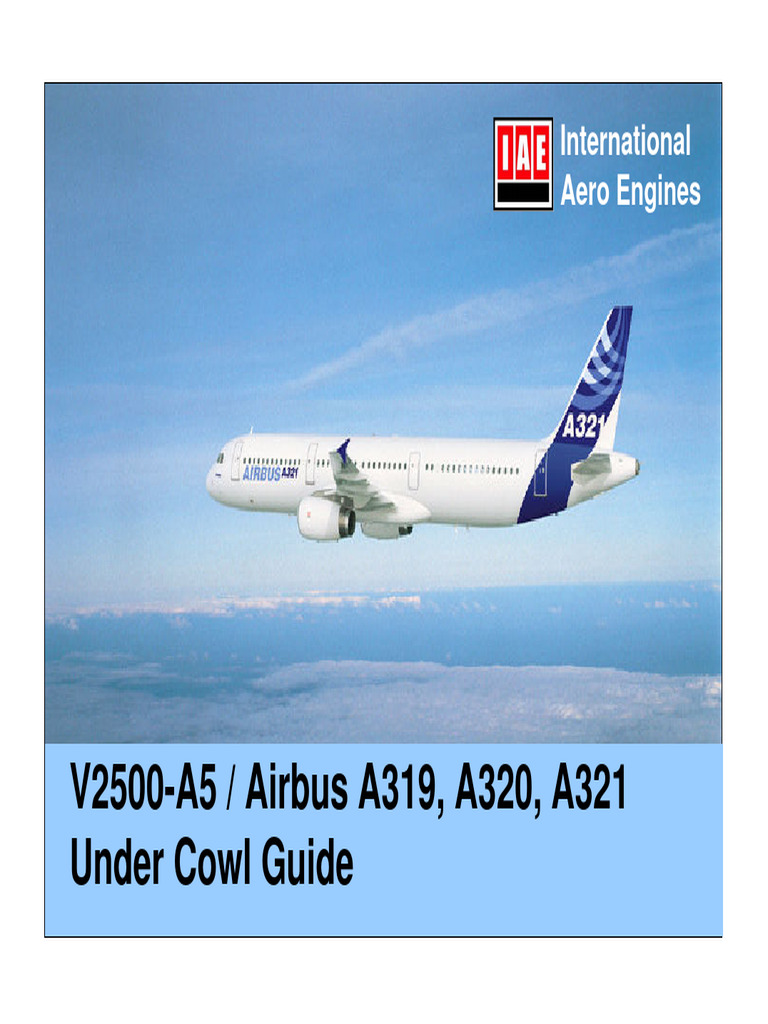 IAE V2500 Engine Under Cowl Locator | PDF | Valve | Mechanical Engineering