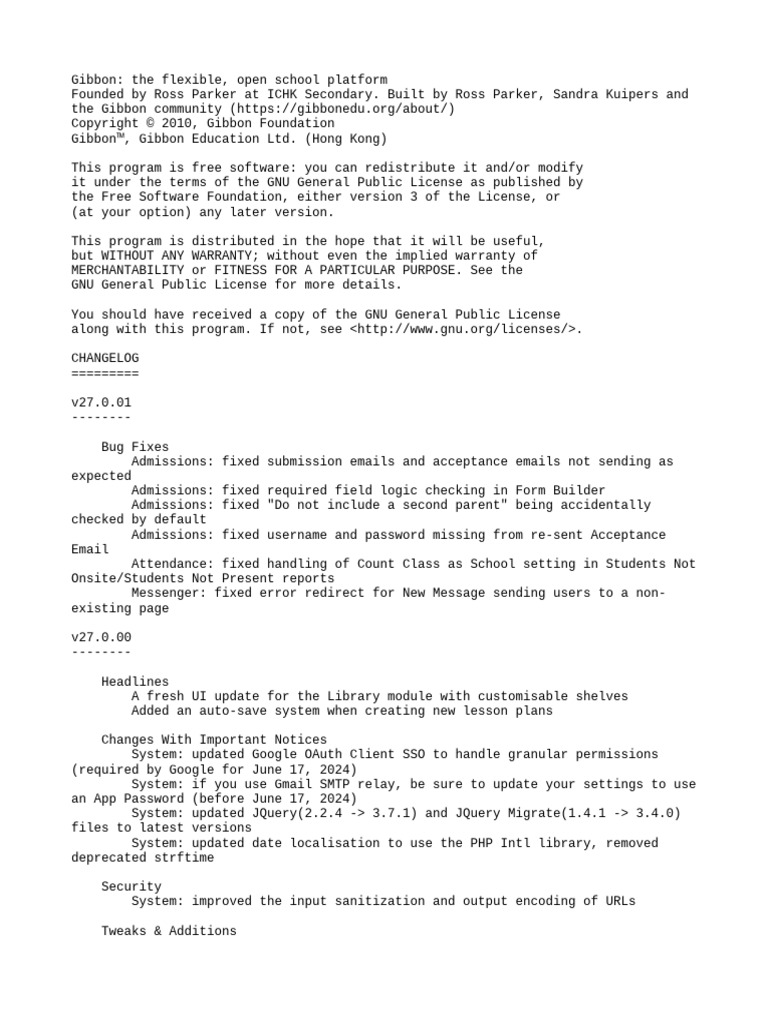 Change Log | PDF | Php | Command Line Interface