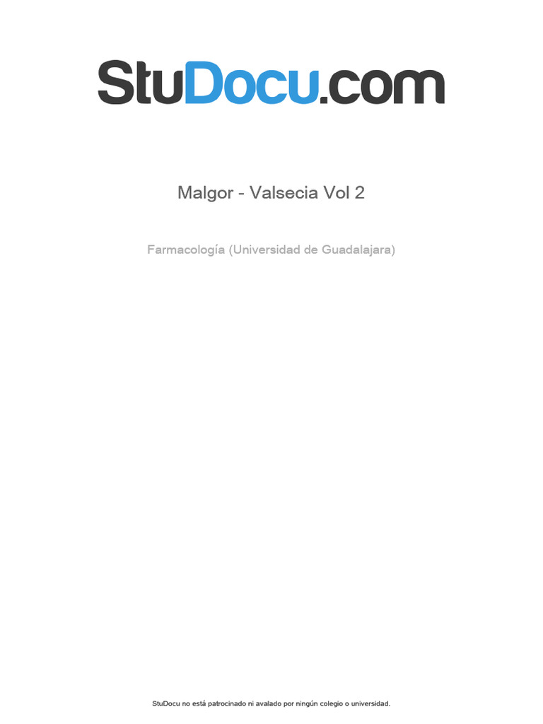 Malgor Valsecia Vol 2 | PDF | Edema | Sistema linfático