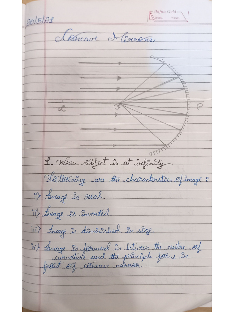 Ray Diagrams and Characterstics | PDF