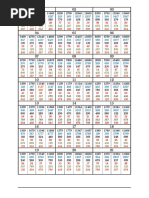 Kakuro Combinations Chart PDF | PDF
