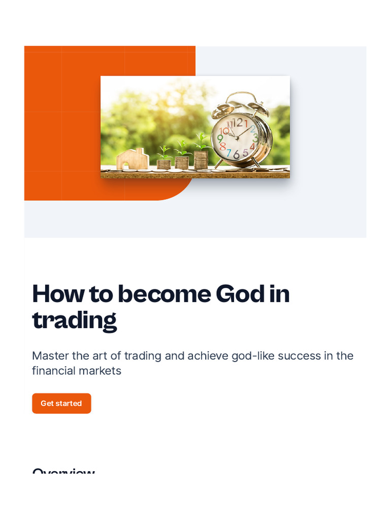 How To Become God in Trading | PDF | Technical Analysis | Risk