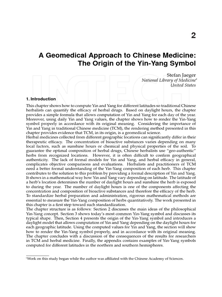 Pub 8968 | PDF | Yin And Yang | Traditional Chinese Medicine