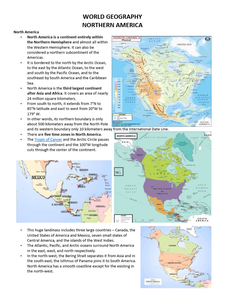 World Geography - North America - 33962298 - 2025 - 02 - 01 - 05 - 14 ...