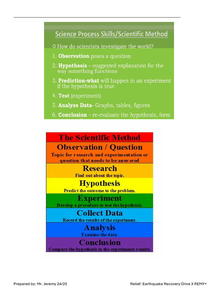 Chapter 0 Scientific process skills | PDF | Experiment