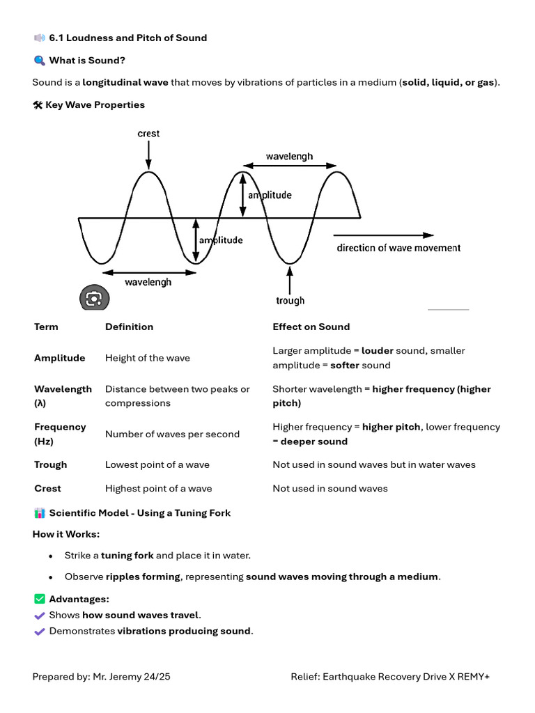 Sound Waves and Tectonic Models Explained | PDF | Plate Tectonics | Sound
