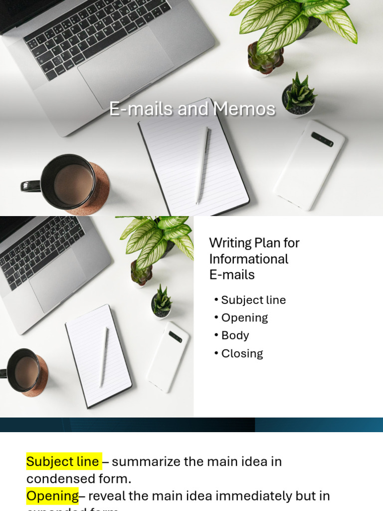 Guide to Writing Effective Emails and Memos | PDF