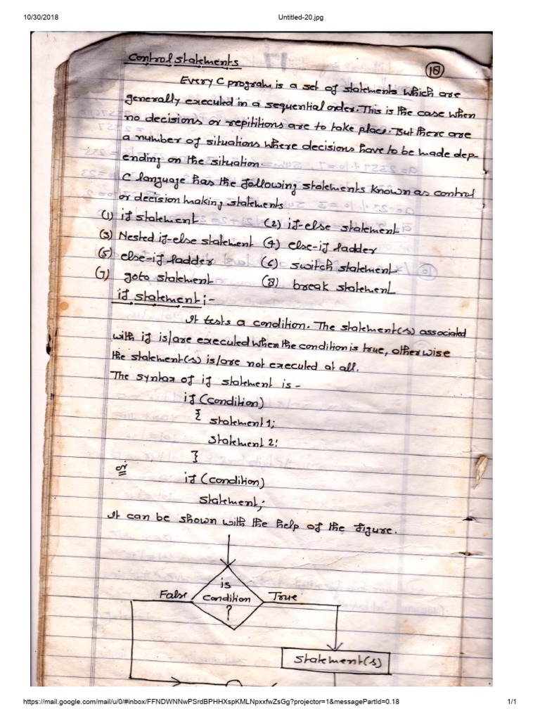 C2 If-Else Pages 18-30 | PDF