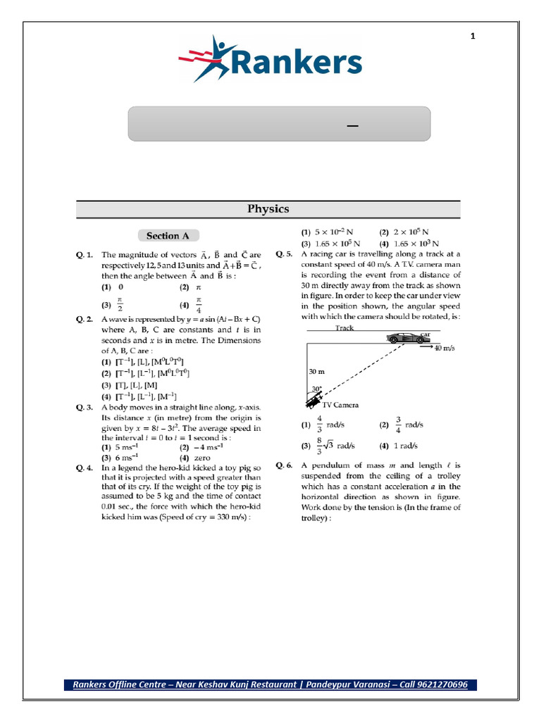 Sample Paper 02 | PDF