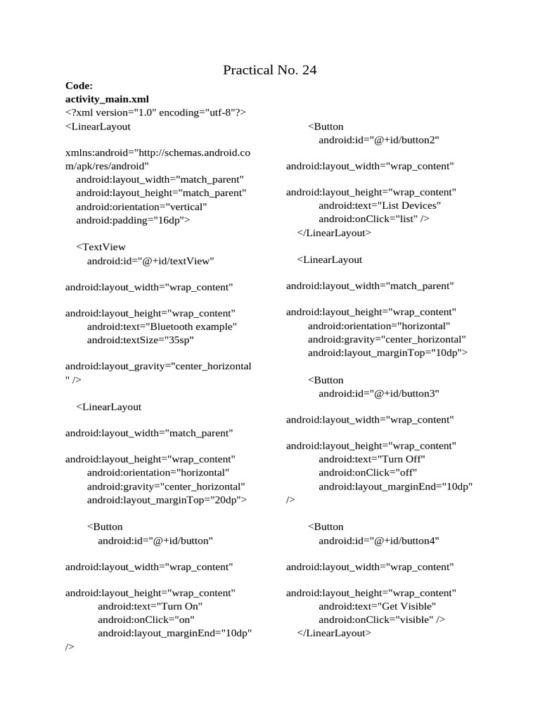 MAD-PR-24 | PDF | Android (Operating System) | Mobile Computers