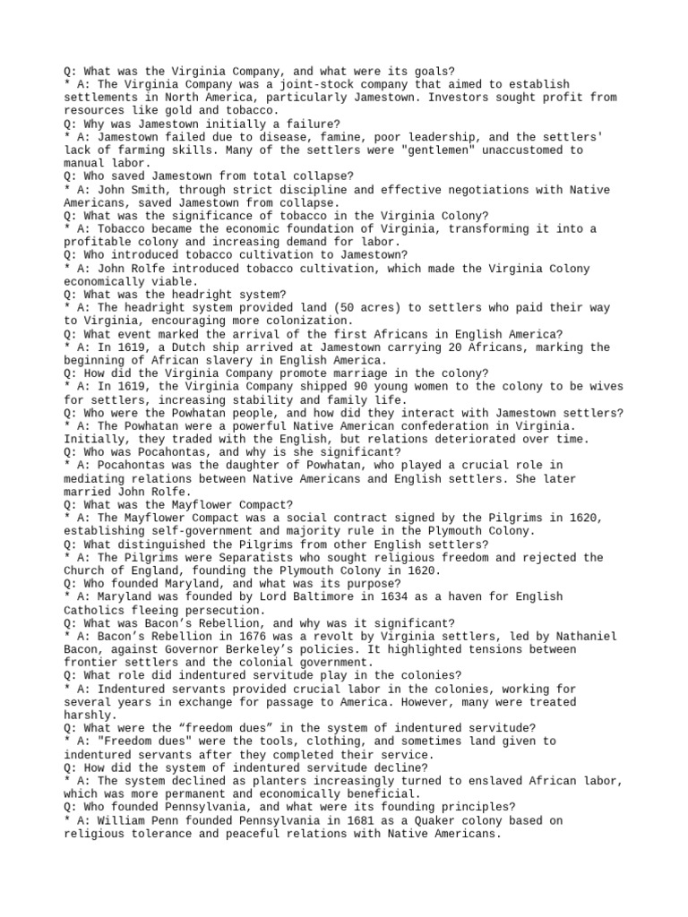 Period 2 | PDF | Jamestown, Virginia | Atlantic Slave Trade