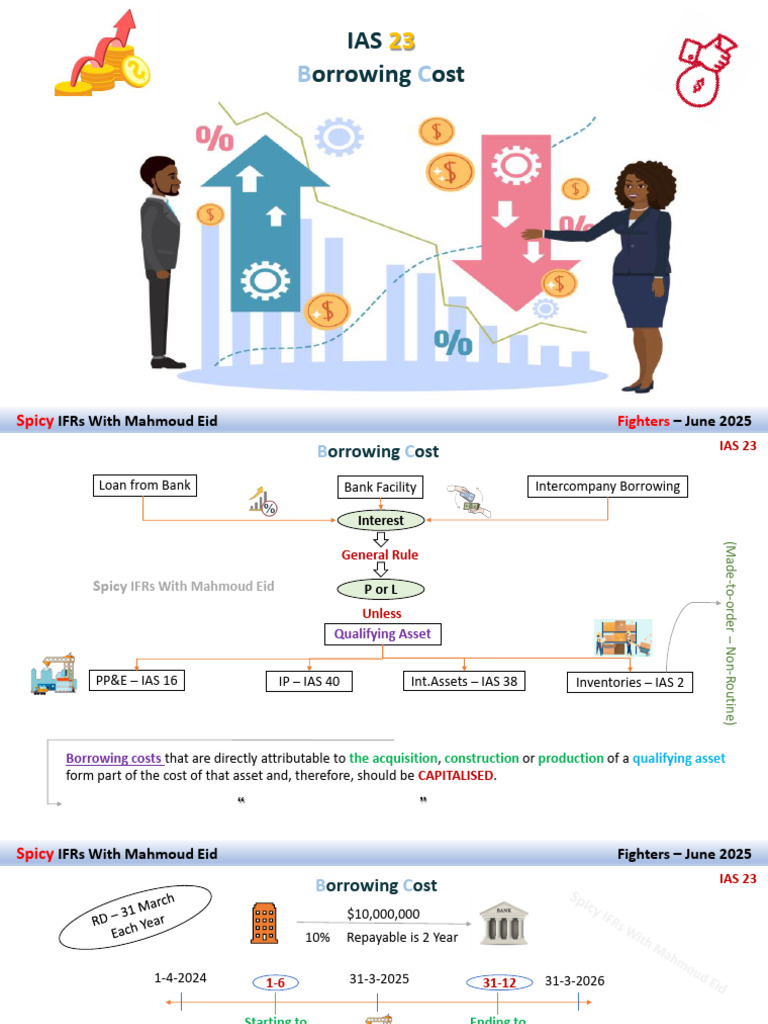 IAS 23: Capitalizing Borrowing Costs | PDF | Business | Business Economics