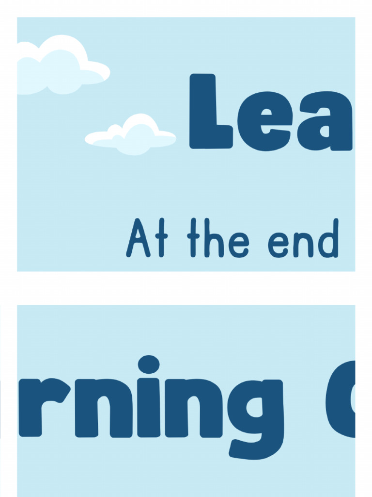 roadsigns learning objectives tarpapel | PDF