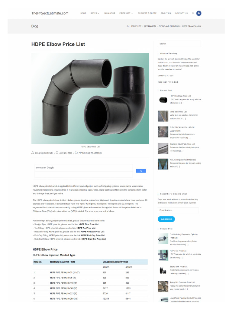 Screencapture Theprojectestimate Hdpe Elbow Price List 2025 04 05 13 ...