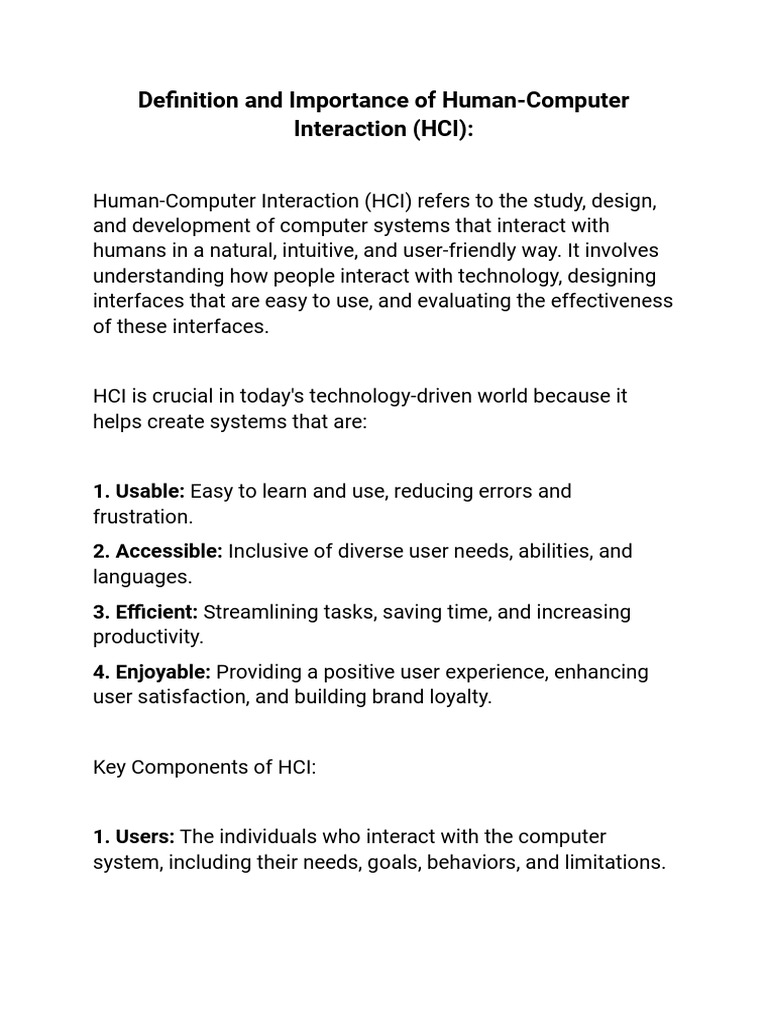 SWE-507 - Human Computer Interaction (Mid) Solved | PDF | Human–Computer Interaction | Usability