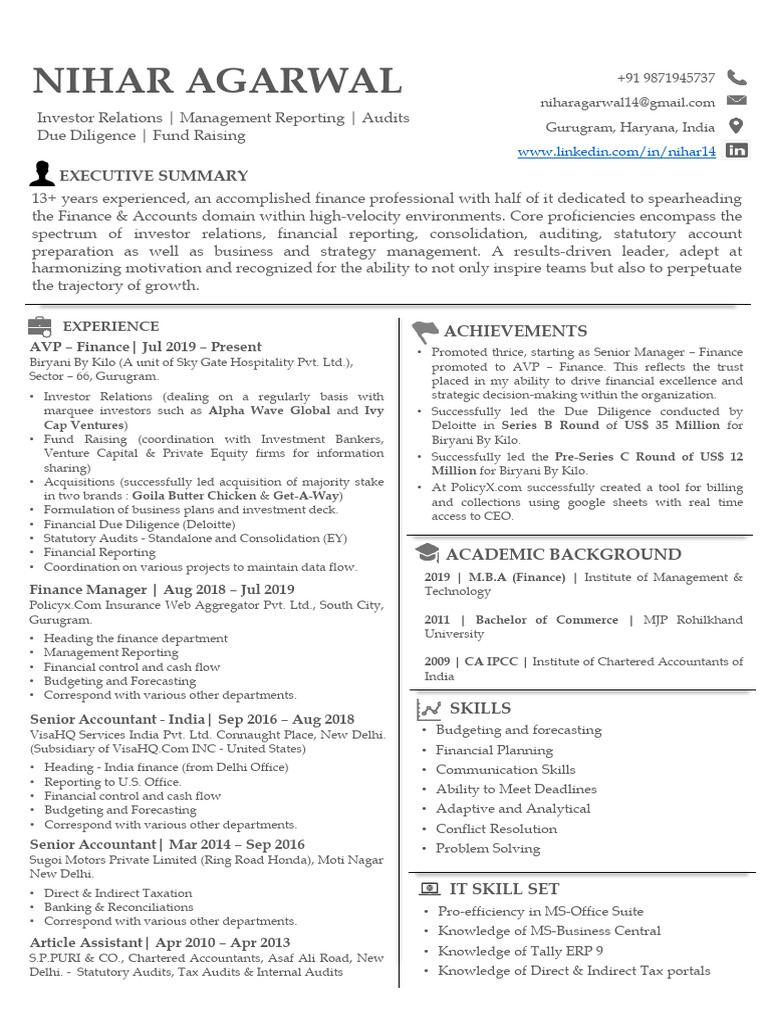 Naukri NiharAgarwal (14y 0m) | PDF | Private Sector | Business Economics