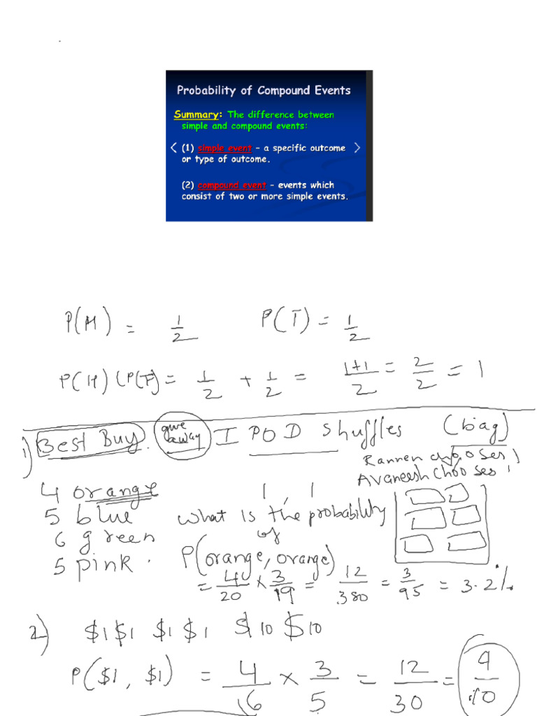 Compound Probability | PDF